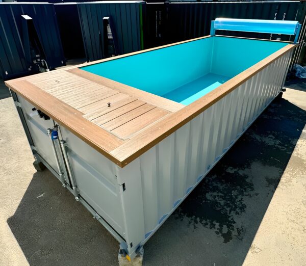 20ft Portable Container Swimming Pool | Caribbean Blue Outdoor Swimming ...